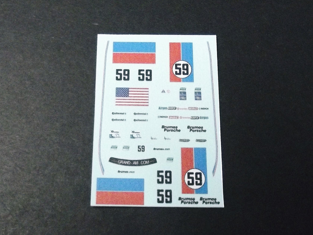 Patto's 1/64 / HO Porsche 911/997 GT3 Brumos #59 Decals | Full Circle ...